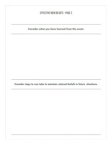 5 REBT Therapy Worksheets at Ingrained | Download Today